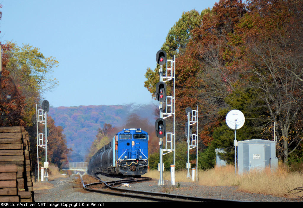 GECX 2038 Tier 4 Demonstrator CSX Train K622 Ethanol Loads